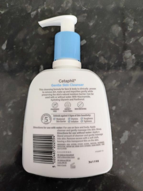 Ingredient cetaphil gentle skin cleanser store
