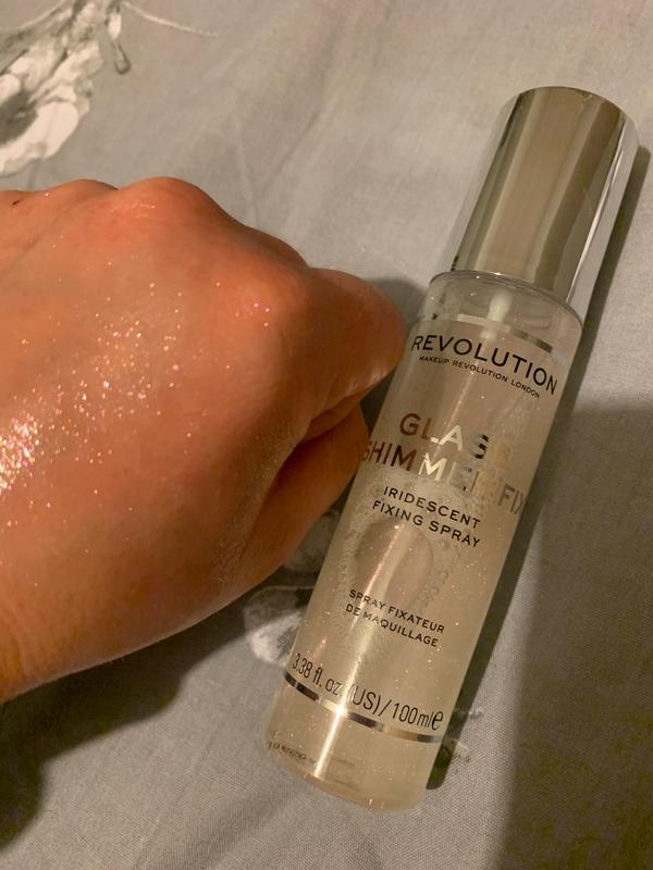 Makeup Revolution Glass Shimmer Fix Fixing Spray at BEAUTY BAY