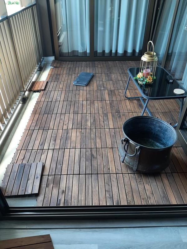 GAMMA | Balkontegel acacia hout 30x30 cm per 6 stuks kopen GAMMA | Balkontegel acacia hout 30x30 cm per 6 stuks kopen