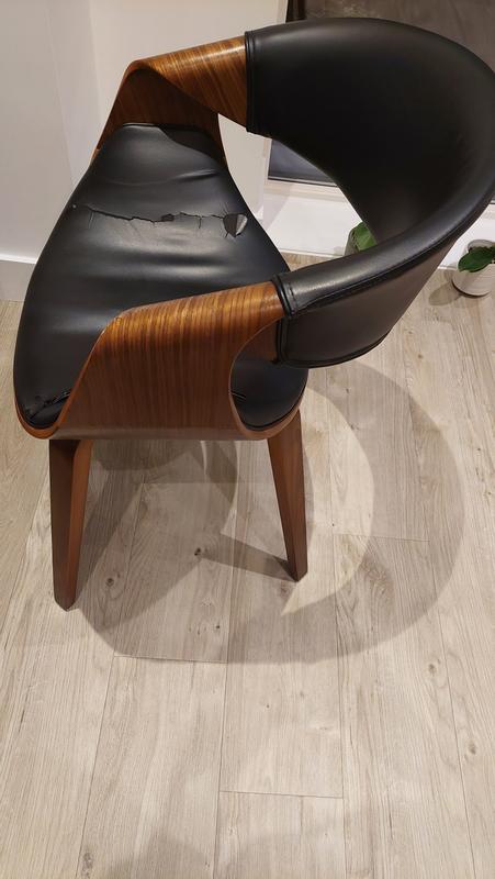 Modena chair black pu leather store