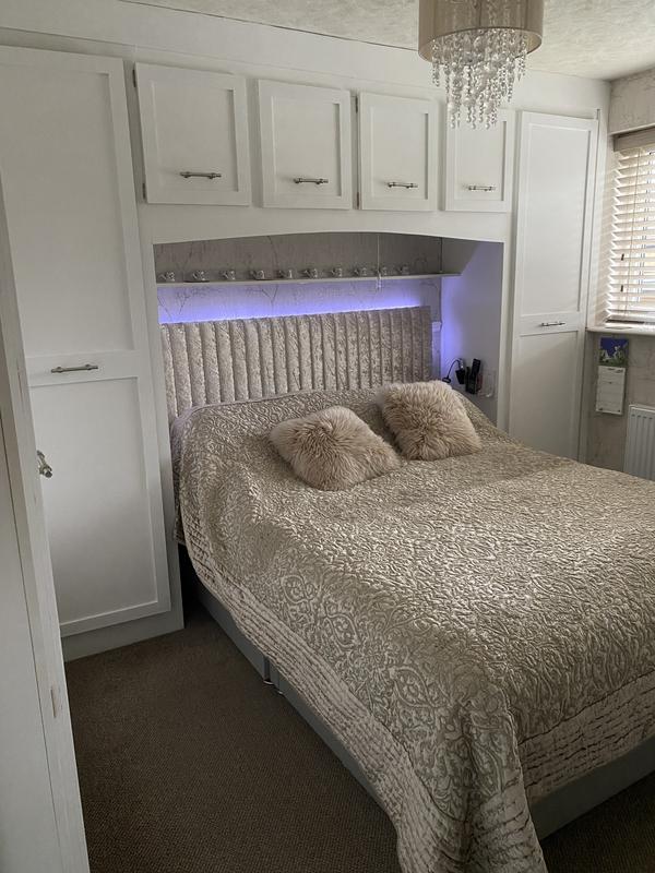 Grant Mirazzi Velvet Headboard Dunelm