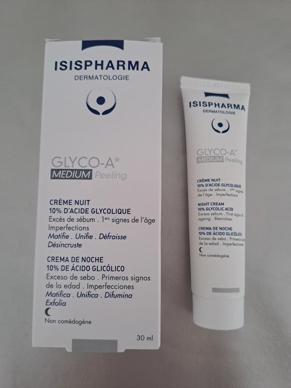 Isispharma Glyco A Night peeling cream 12 glycolic acid MEDIUM 30ml