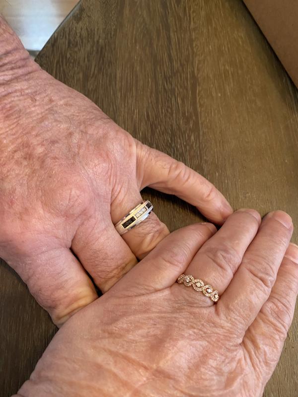 Diamond Anniversary Band 1/3 ct tw Round-cut 14K Rose Gold | Kay