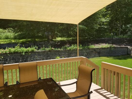 COLOURTREE 14 ft. x 20 ft. 190 GSM Turquoise Rectangle Sun Shade Sail ...