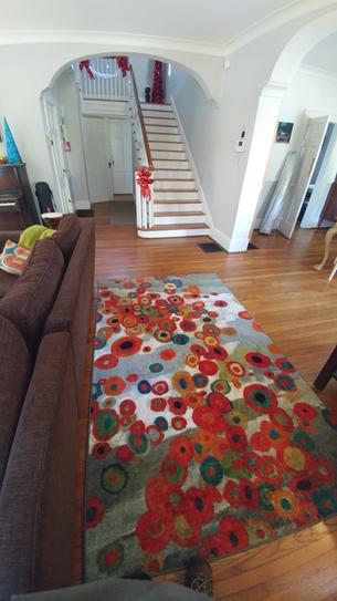 Mohawk Home Tossed Floral Multi 6 ft. x 9 ft. Abstract Area Rug 512675 ...