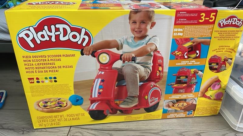 Play-Doh Pizza Delivery Kids Scooter Playset | JD Williams