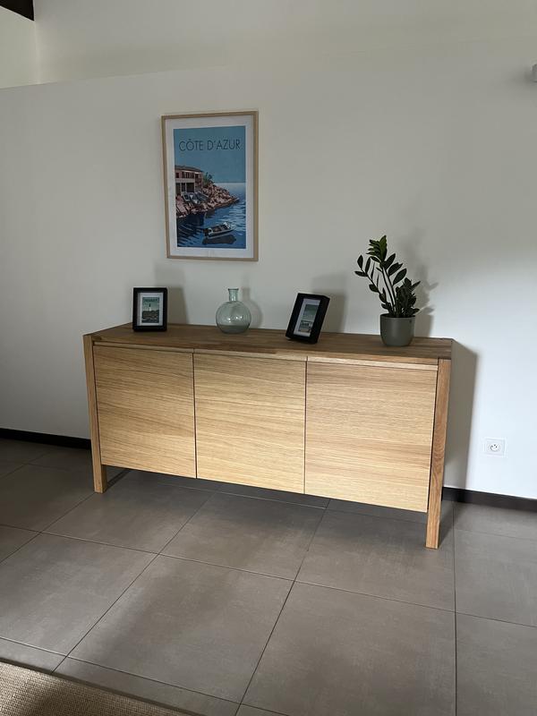 Buffet 3 portes, en chêne, adélita Couleur chêne La Redoute Interieurs ...