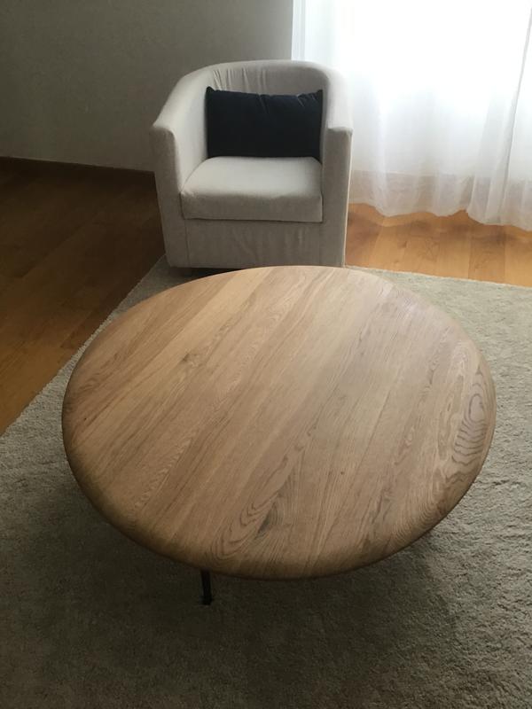 Addisson large solid oak coffee table, natural oak, Am.Pm | La Redoute