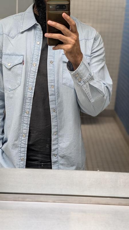 Classic Standard Fit Western Shirt - Medium Wash | Levi's® US
