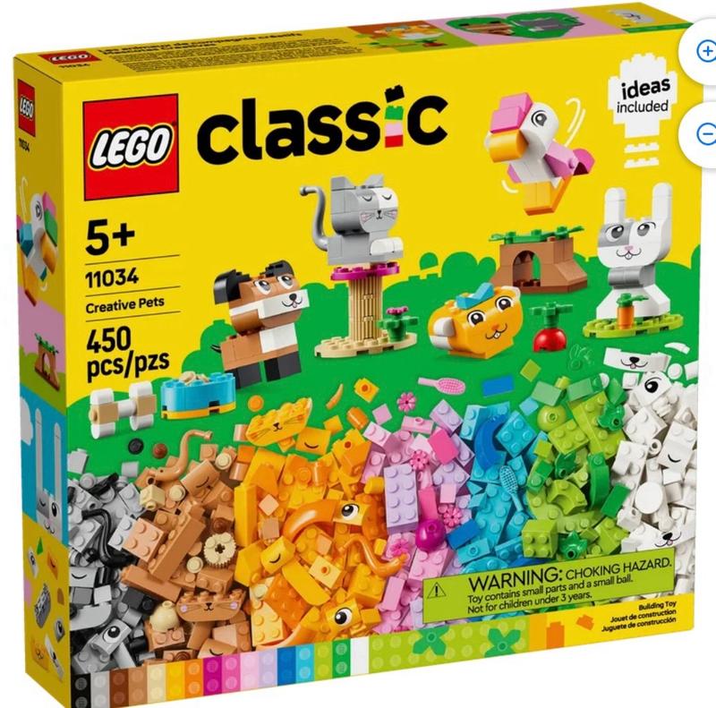 LEGO Classic Creative Pets Animal Toys with Bricks 11034 | JD Williams