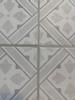Carrelage sol/mur intérieur effet patchwork gris clair Laura ashley l ...