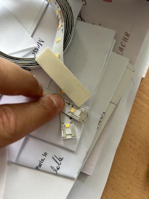 Kit ruban Led L.10m RGBW IC couleurs dynamiques/synchro musique ...