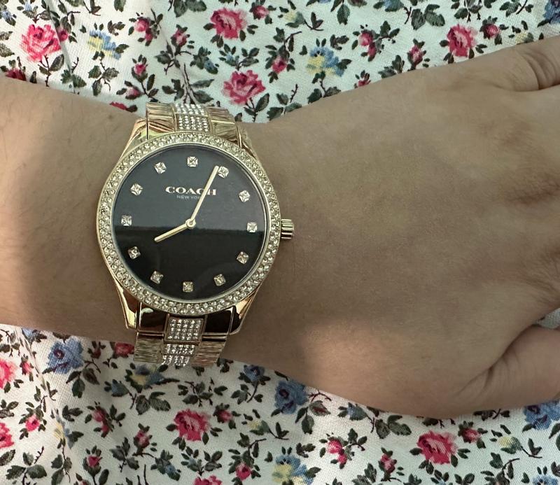 COACH Unisex Two-Tone Brooks Stainless-Steel Crystal Watch 38mm - Macy's