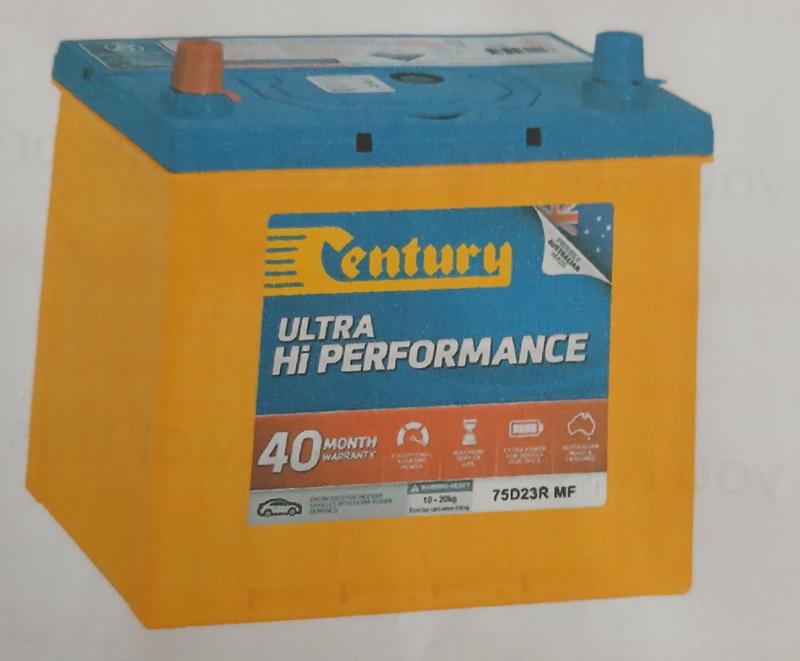 Century hi performance car battery 55d23l mf store