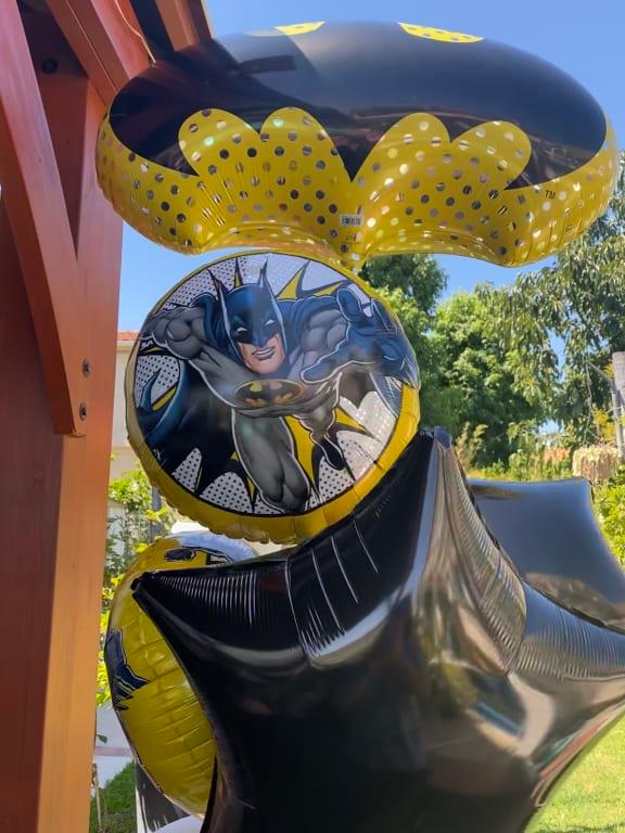 Bouquet de ballons en aluminium Batman pour anniversaire, 5 pièces | Party City