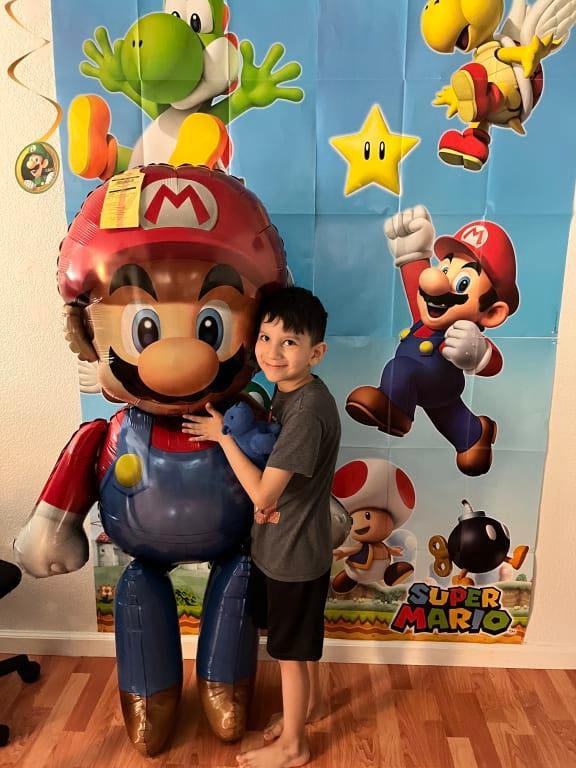 Ballon géant en aluminium Super Mario pour fête d’anniversaire ...