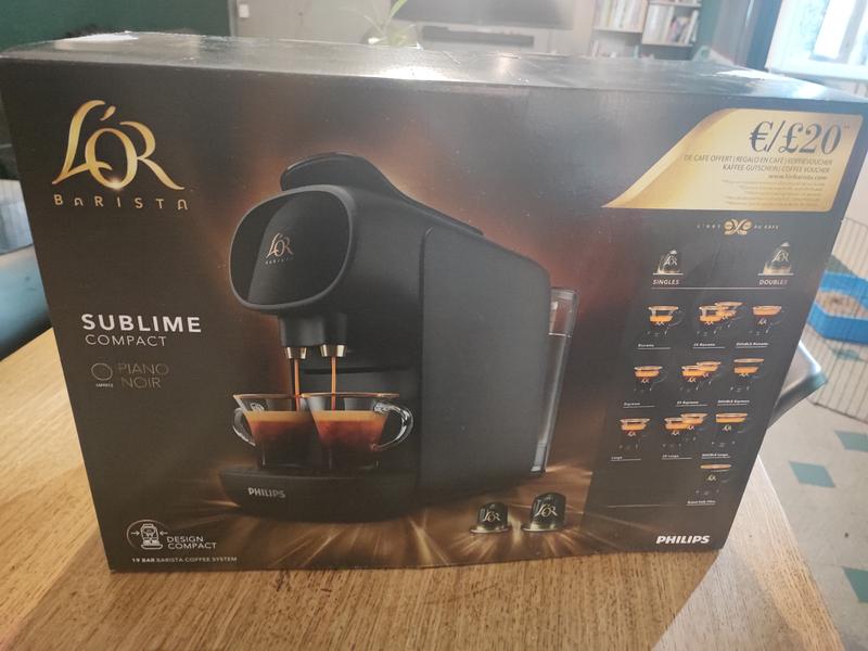 Cafetière à dosette lm9012/60 l'or barista sublime noir Philips | La ...