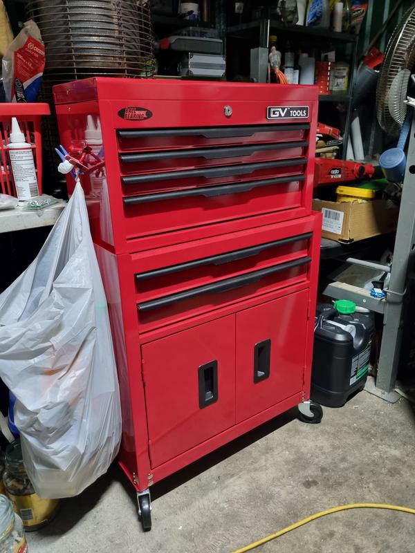 GV Tools 6 Drawer Tool Chest Trolley Combo 24in GVT6D GV Tools Repco Australia