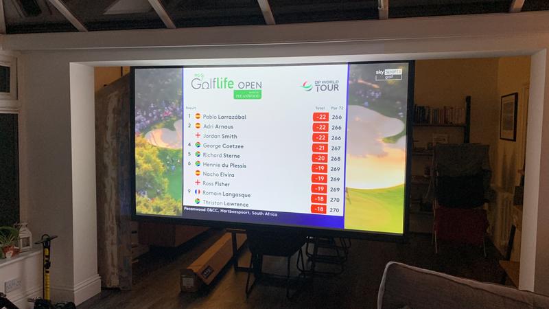 Sapphire Electric Wall Ceiling Mounted Projector Screen | Shelly Lighting