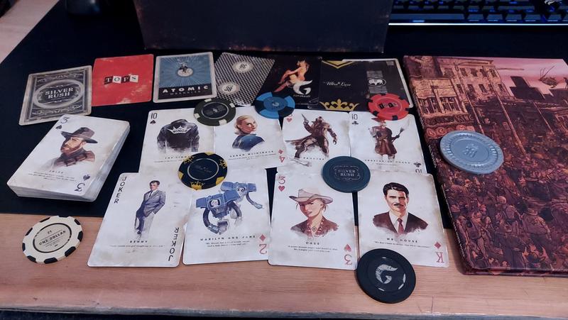 Fallout: New Vegas Col. Ed. w/Novel, Poker Chips, Plat. Chip, Cards ...