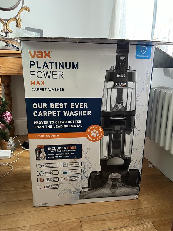 Vax Platinum Power Max Carpet Cleaner ECB1SPV1 | Vax Official Website