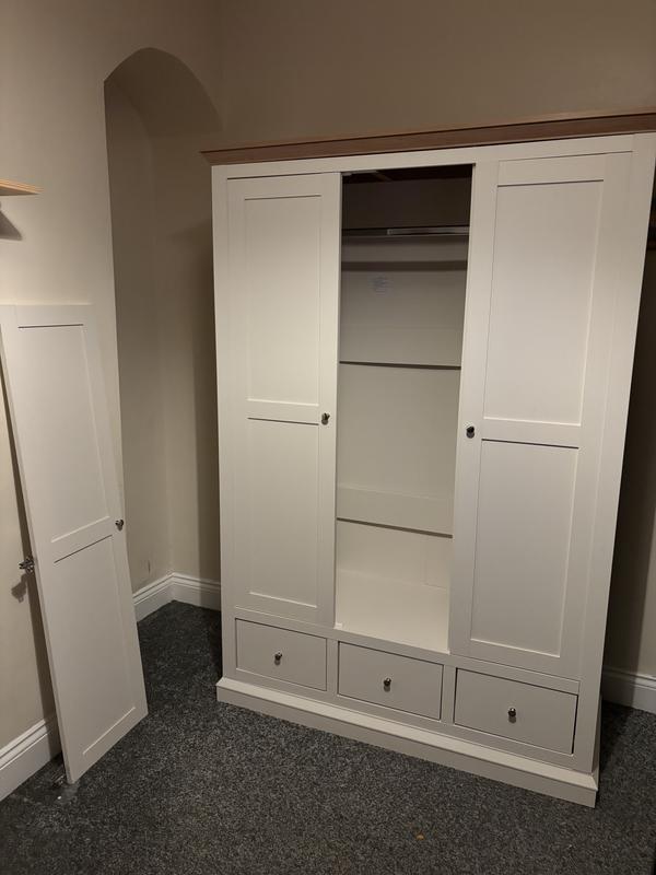Very Home Hanna 3 Door 3 Drawer Wardrobe Very
