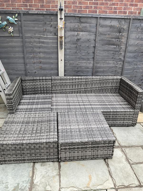 Hamilton rattan corner sofa set store