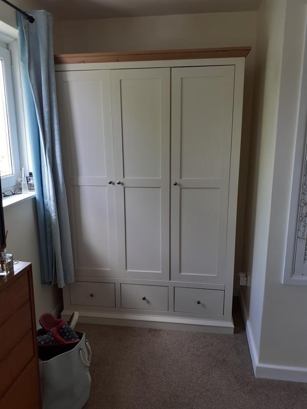 Hanna 3 door 3 drawer wardrobe store